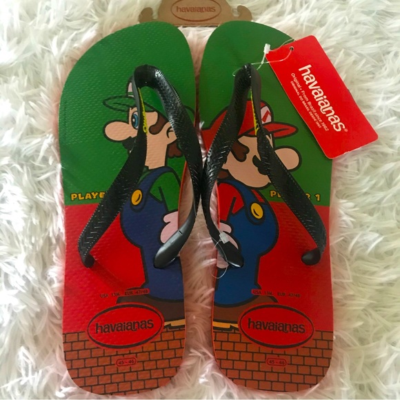 Havaianas | Shoes | New Super Mario Bros Havaianas Flipflops | Poshmark